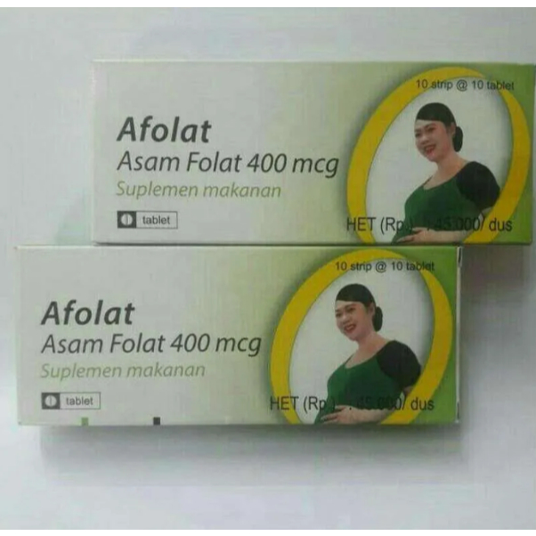 Jual Afolat 400MCG 𝟏 𝐊𝐎𝐓𝐀𝐊 𝐈𝐒𝐈 𝟏𝟎𝟎 𝐓𝐀𝐁𝐋𝐄𝐓 - Suplemen Asam Folat Untuk ...