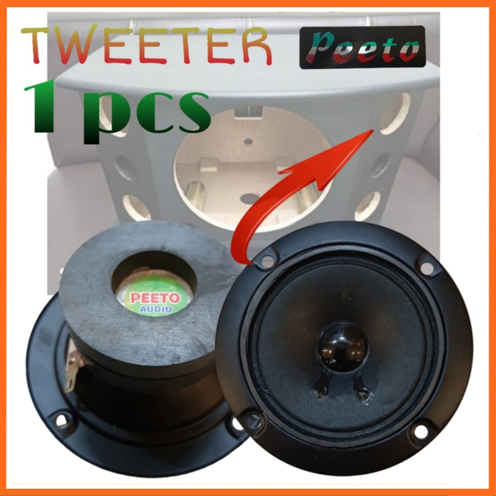 Jual Tweeter PEETO audio Speaker 3 Inch Untuk Speaker Box Jenis BMB Dll ...