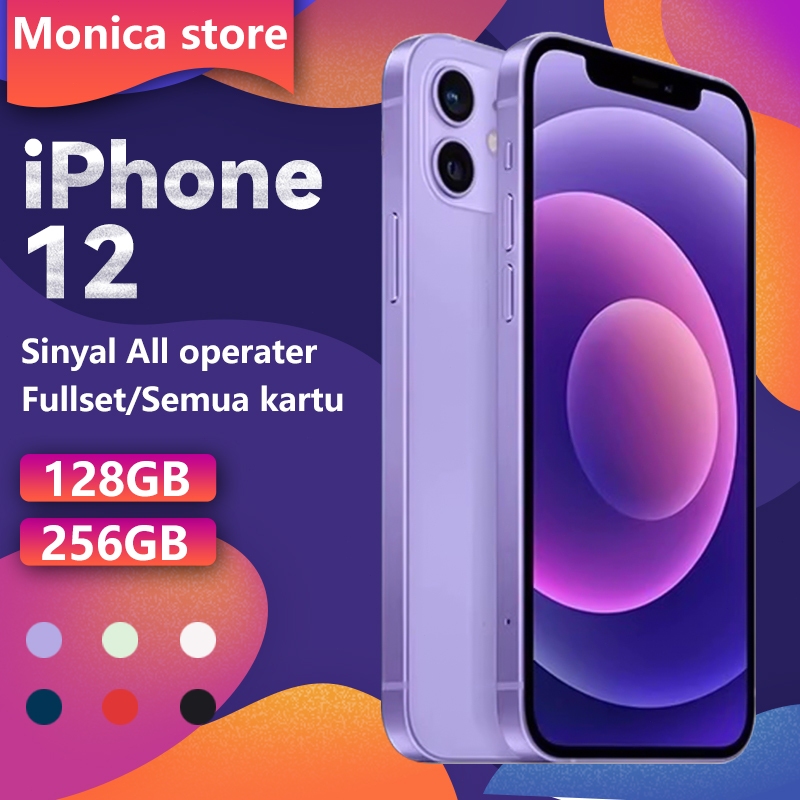 Jual iPhone 12 Second 128G 256G 100%ORIGINAL FULLSET MULUS Like New Unlocked Semua kartu Kondisi ...