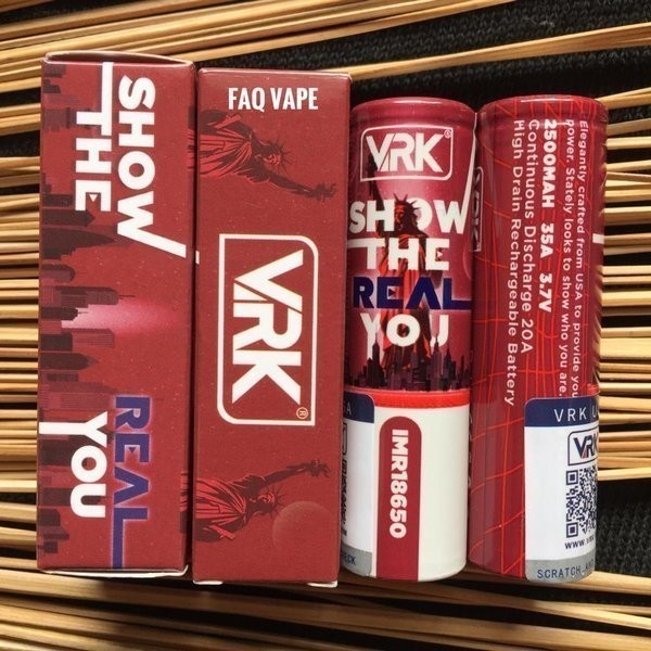 Jual Battery Vape VRK Merah 2500 mAh 35A | 18650 ( 1 PCS ) | Shopee ...