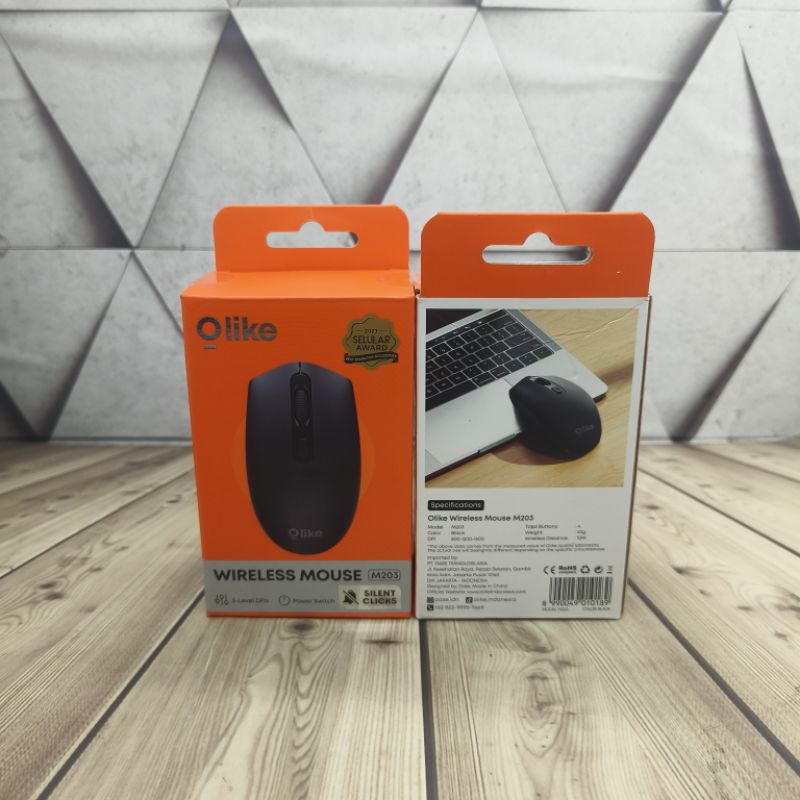 Jual Mouse tanpa kabel Mouse wireless Olike | Silent Click 3-Level DPIs ...