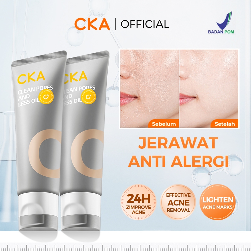 Jual CKA Pembersih Wajah Asam Amino, Tabung Ganda, Kontrol Minyak ...