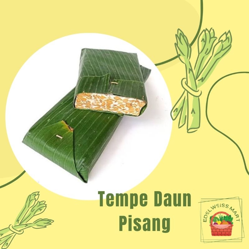 Jual TEMPE DAUN PISANG 1 PAPAN/TEMPE BUNGKUS DAUN PISANG (FRESH ...