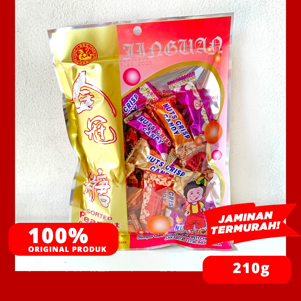 Jual ASSORTED PEANUT CRISP CANDY / PERMEN ENTING KACANG 210 GRAM CHEN ...