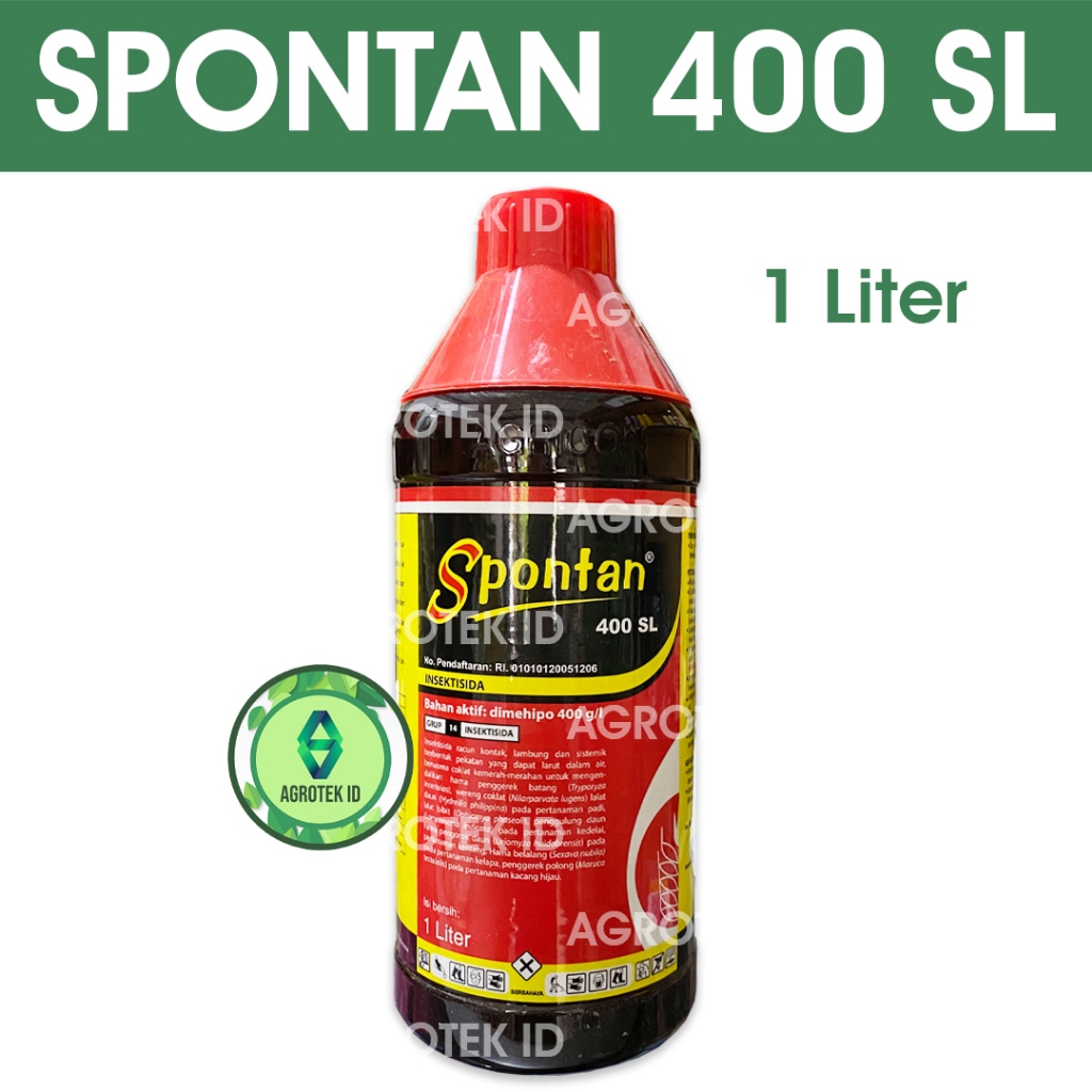 Jual SPONTAN 400 SL 1 Liter Insektisida Obat Hama Wereng Cabuk Ulat ...
