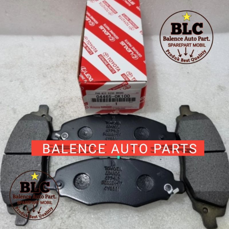Jual BRAKE PAD KAMPAS REM INNOVA INNOVA LAMA (04465-0K100) | Shopee Indonesia