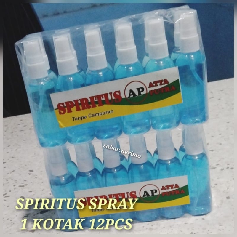 Jual spiritus spray tanpa campuran 1 lusin 12 botol | Shopee Indonesia