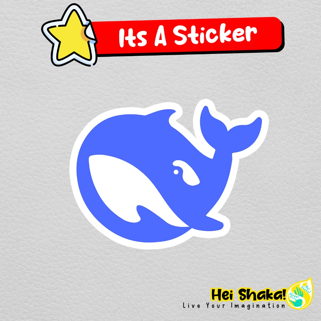 Jual Stiker Deepseek AI Logo Sticker AI Artificial Intelligence Bahan ...