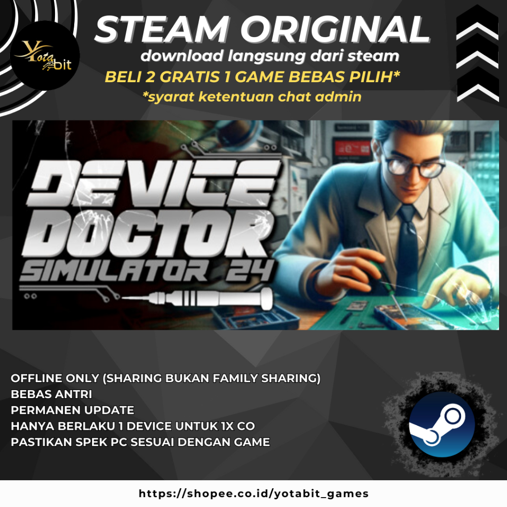 Jual Device Doctor Simulator 2024 PC Sharing Original Offline | Shopee Indonesia