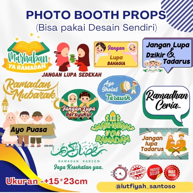 Jual PHOTO BOOTH PROPS EDC RAMADHAN | Shopee Indonesia