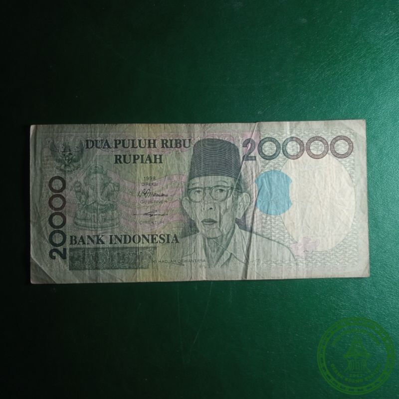 Jual Uang Kuno 20000 Rupiah Tahun 1998 (Uang ini sudah tidak berlaku ...