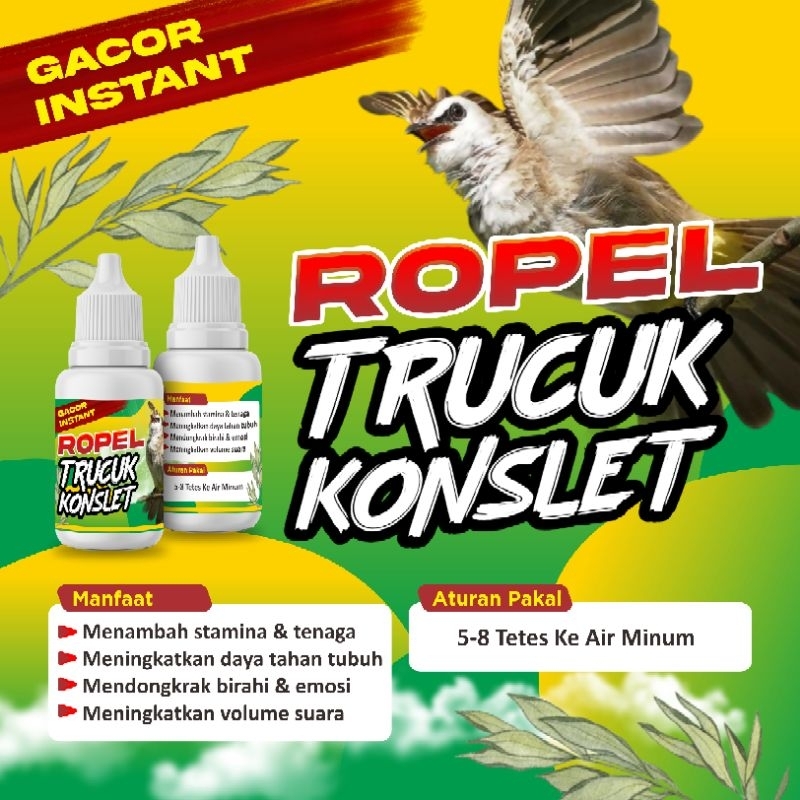 Jual VITAMIN TRUCUK ROPEL TRUCUK KONSLET VITAMIN BURUNG TRUCUK KUTILANG ...