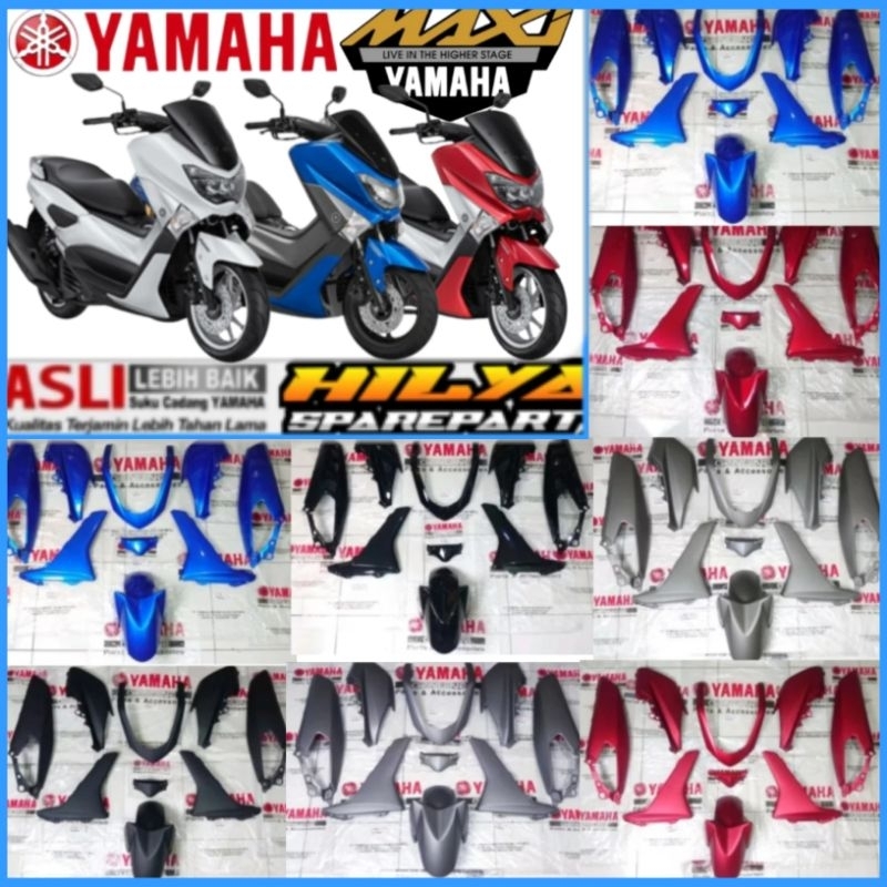Jual COVER SIDE, PAKET FULL BODY HALUS NMAX OLD 2015/2019 ORIGINAL ...