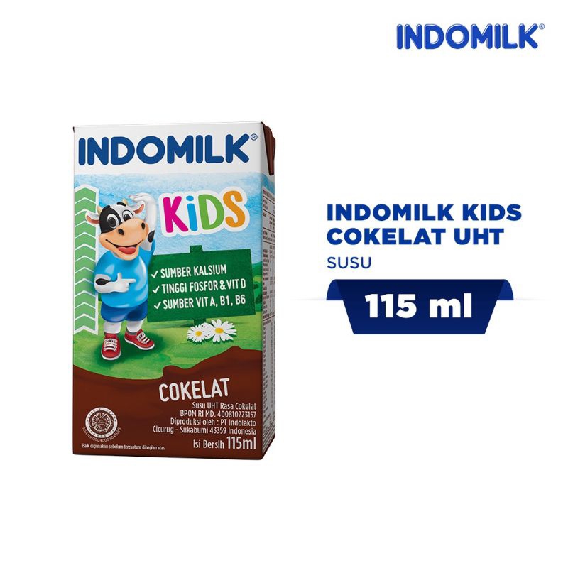 Jual Susu UHT Indomilk kids Netto 115 ml | Shopee Indonesia