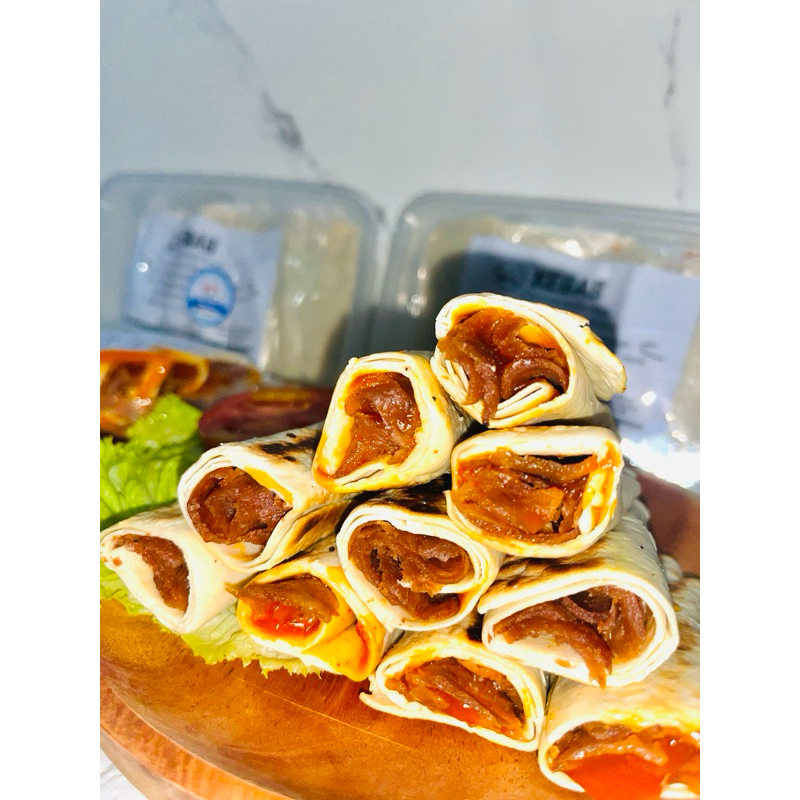 Jual kebab mini frozen food daging premium isi 10pcs per box | Shopee ...