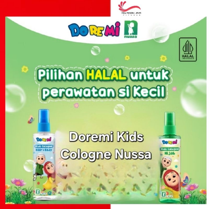 Jual Doremi Kids Hair & Body Spray Cologne Nussa Hijab 100ml - Parfum ...