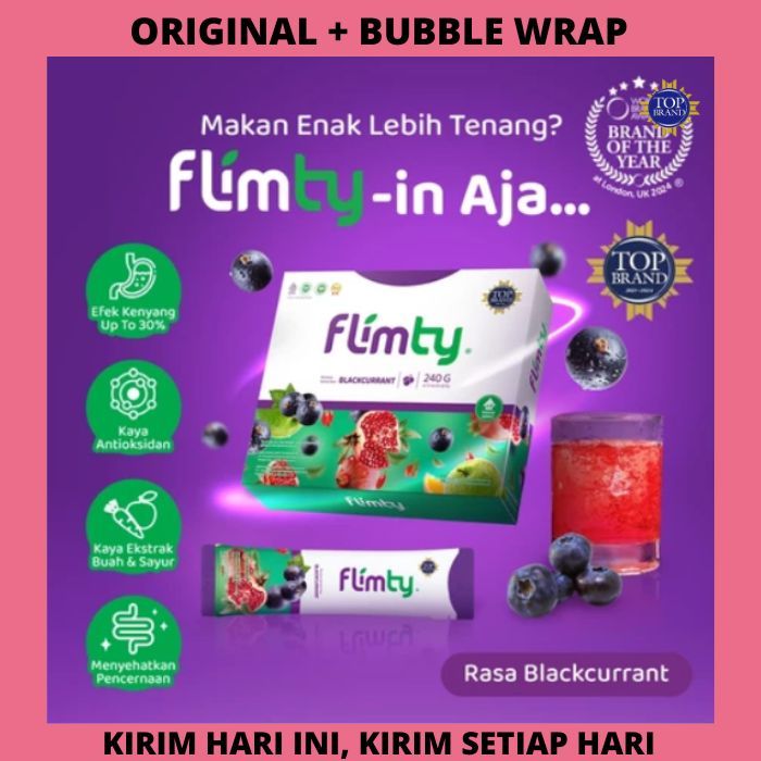 Jual FLIMTY FIBER ORIGINAL 1 BOX 16 SACHET BPOM FLINTY FLYMY FLIMRY ...