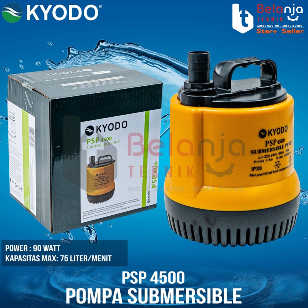 Jual Mesin Pompa Celup Kyodo PSP 4500 Submersible Pump Pompa Kolam ...