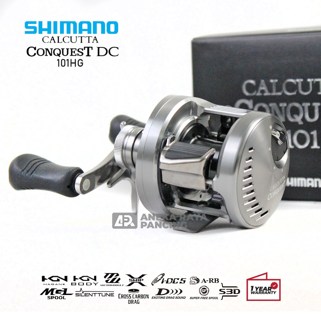 Jual RIL SHIMANO 2020 CALCUTTA CONQUEST DC 101HG/201HG | Ril OH Original Shimano | Ril BC JAPAN ...