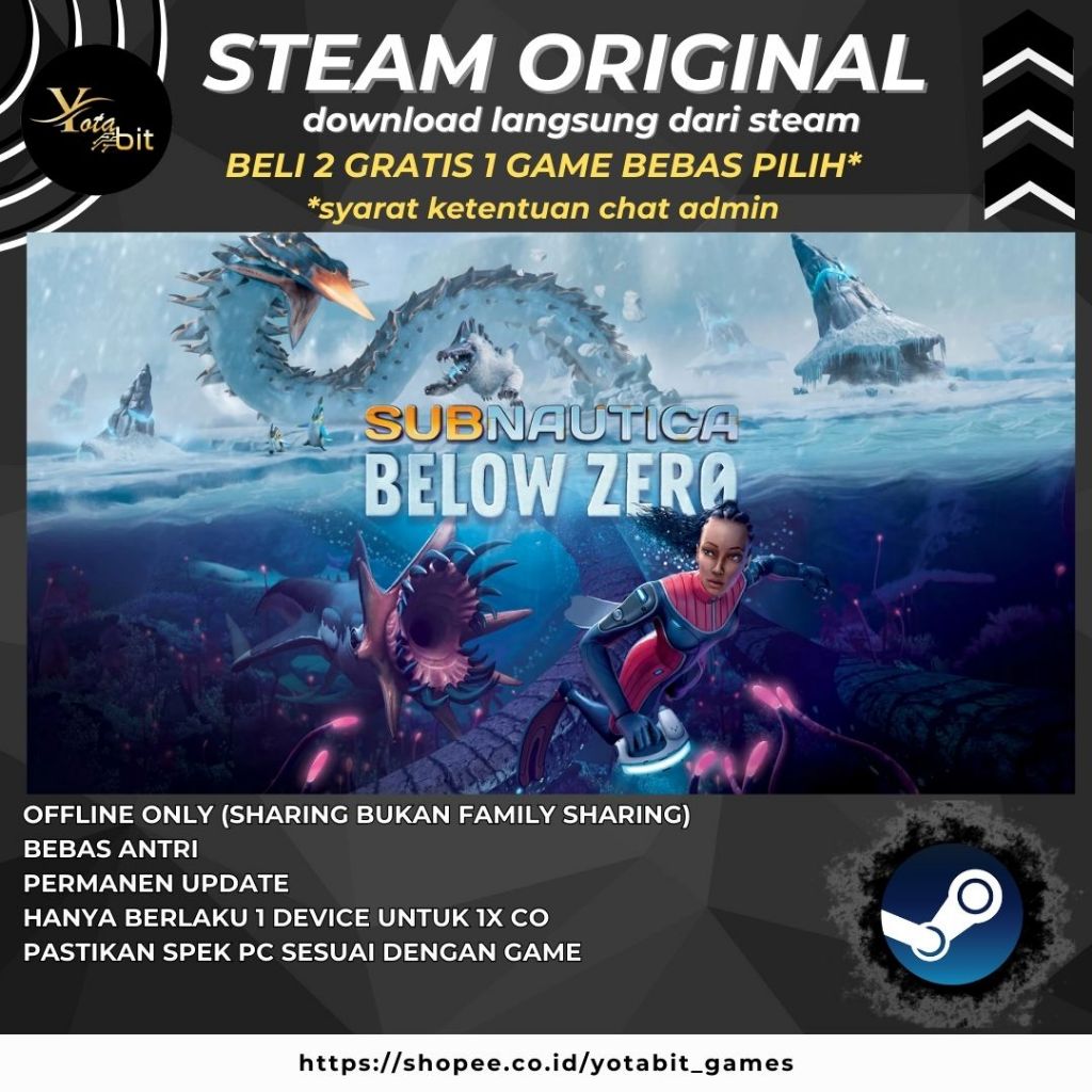 Jual SUBNAUTICA BELOW ZERO PC Game + Mac Sharing Original Offline | Shopee Indonesia