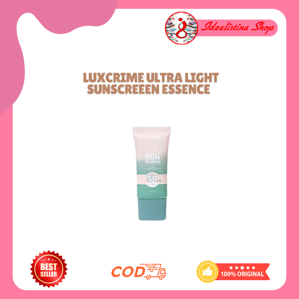 Jual Luxcrime Ultra Light Sunscreen Essence SPF 50 PA++++ | Shopee Indonesia