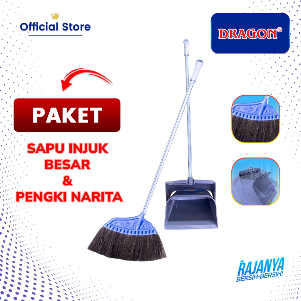 Jual DRAGON Bundling : Sapu Injuk Besar + Pengki Narita PKT006 Warna ...