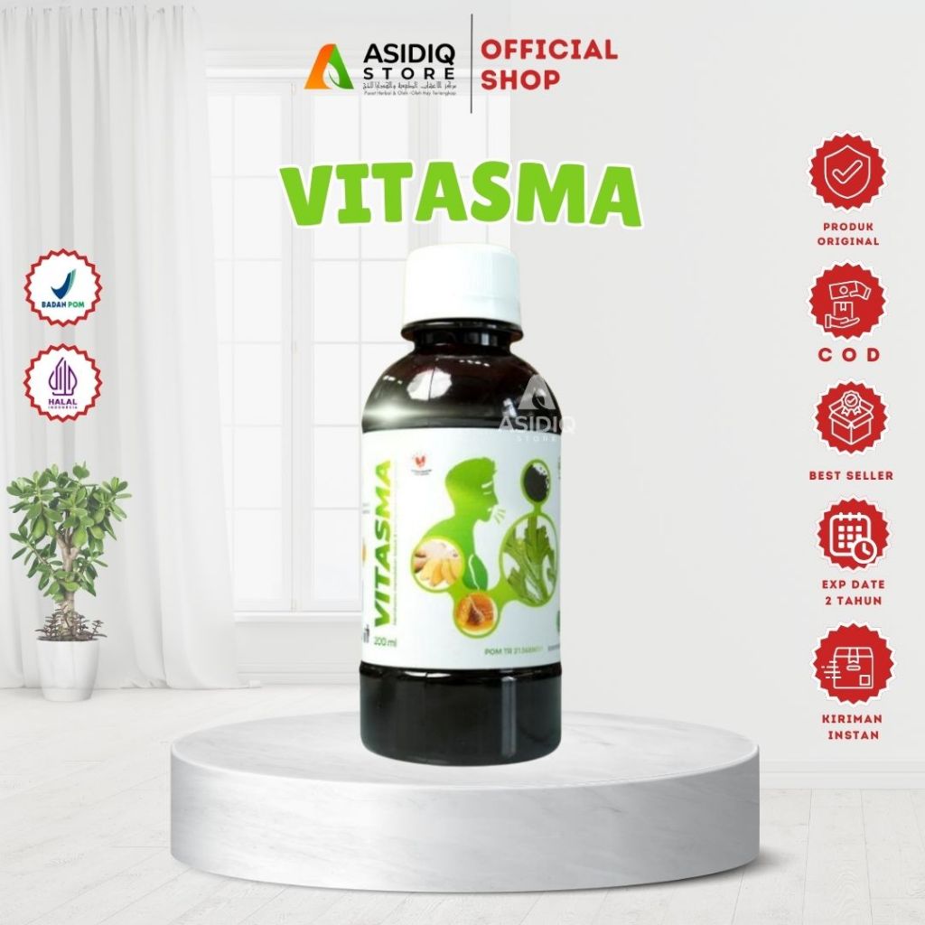 Jual Vitasma 200 ml Madu Herbal Obat Asma Batuk Sinus - Madu Herbal ...