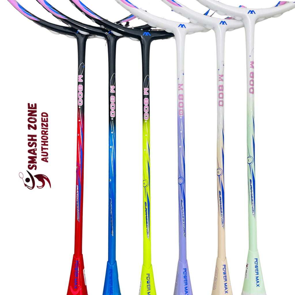 Jual Raket Badminton POWER MAX M800 Original 5U 36 Lbs Surpassingly ...