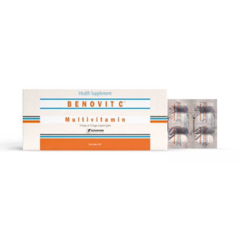 Jual BENOVIT-C STRIP ISI 10 TABLET MULTIVITAMIN DAN MINERAL | Shopee ...