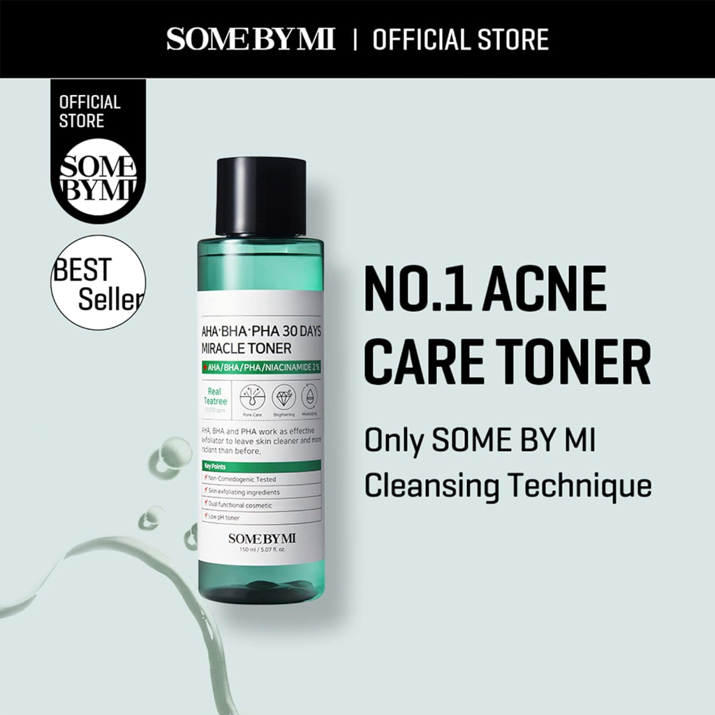 Jual SOME BY MI AHA BHA PHA 30 Days Miracle Toner 150ML SOMEBYMI Toner ...