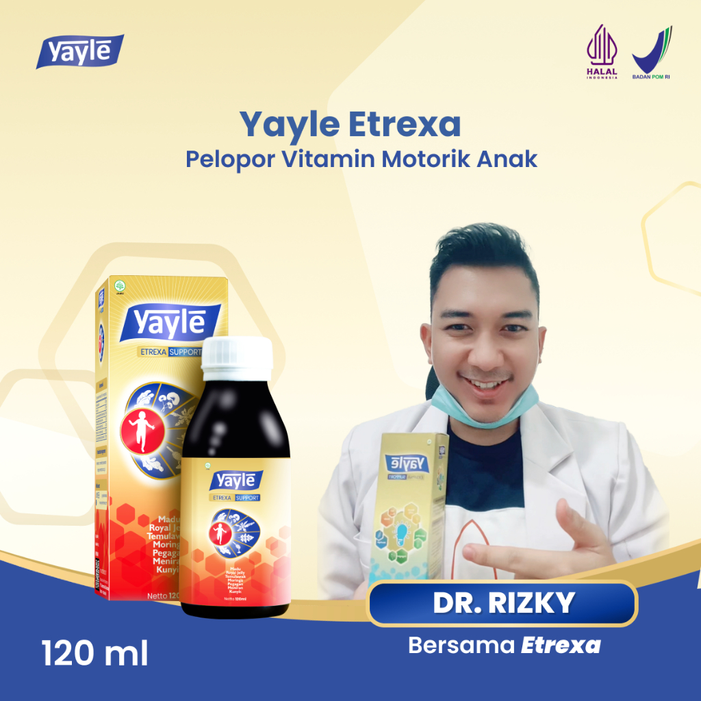 Jual YAYLE ETREXA SUPPORT 120ML - MADU MEMBANTU PERKEMBANGAN MOTORIK ...