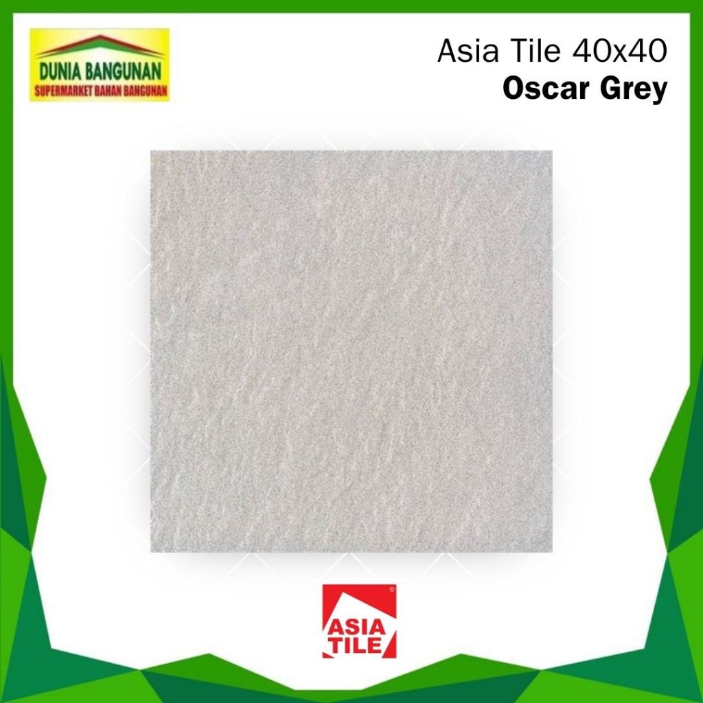 Jual Keramik 40x40 Asia Tile Oscar Grey Keramik Lantai Kasar / Keramik ...