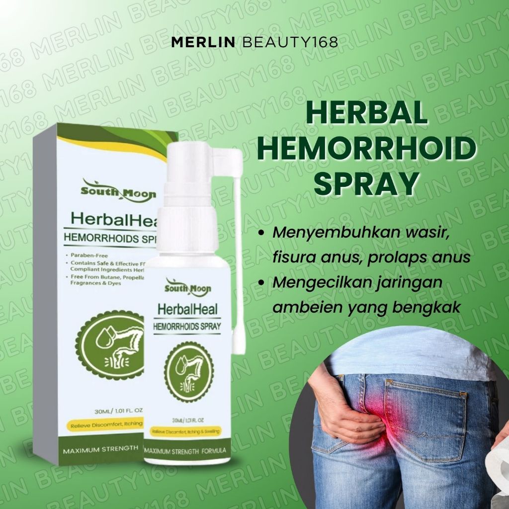 Jual Herbal Hemorrhoid Spray 30ml - Obat wasir Obat hemoroid Semprotan ...