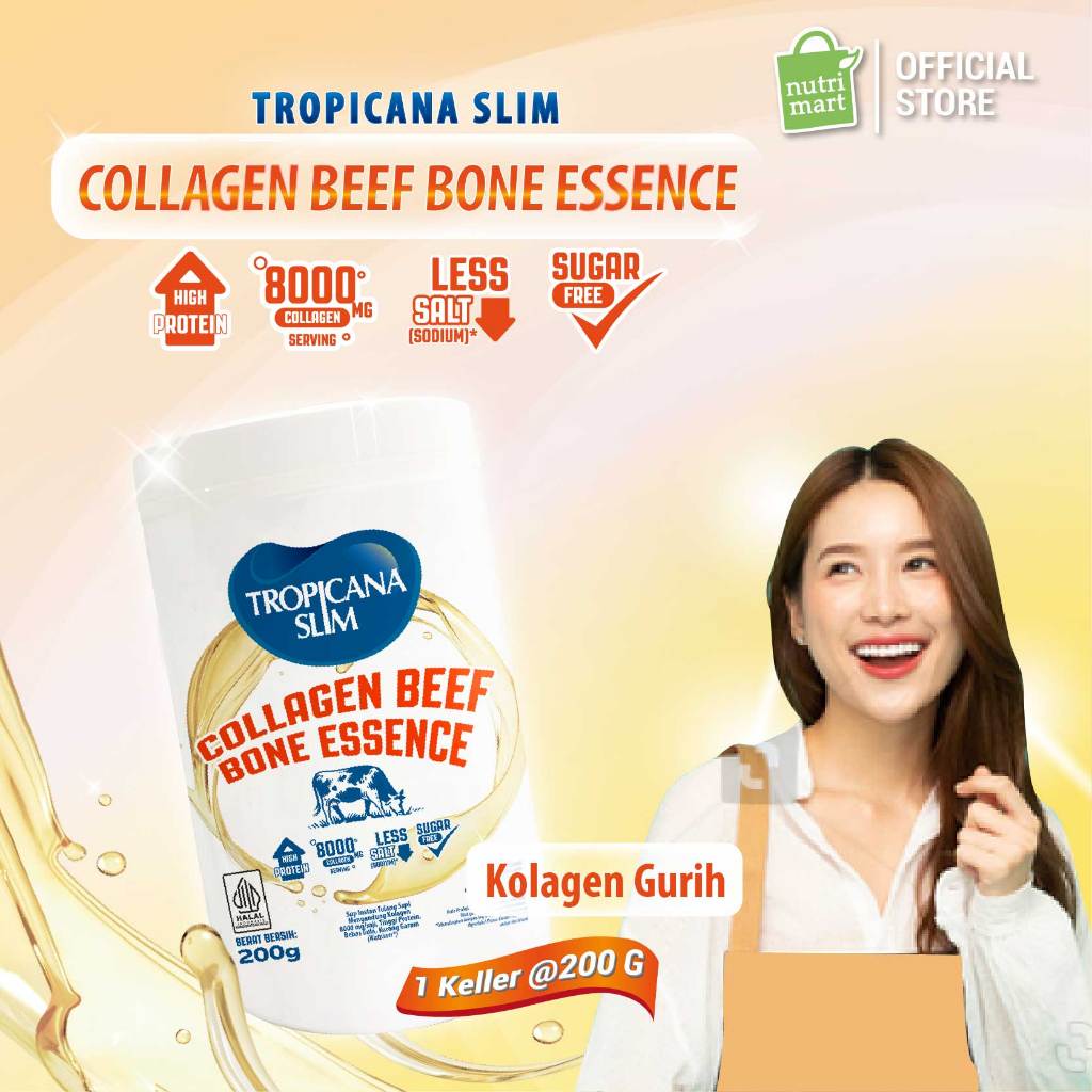 Jual Tropicana Slim Collagen Beef Bone Essence 200 gram - Sari Pati ...
