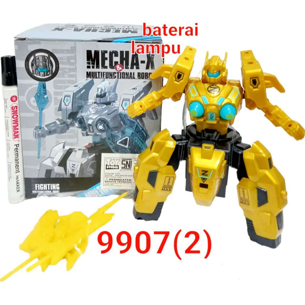 Jual MAINAN ANAK ROBOT MECHA-X BATRAI (9907{2}) | Shopee Indonesia