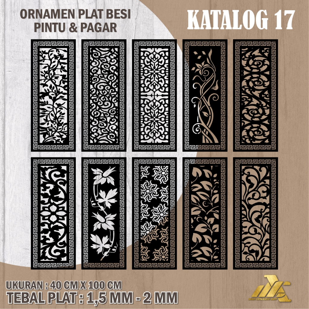 Jual Krawangan Plat Besi Pintu Dan Pagar - Ornamen Pintu Pagar Laser ...
