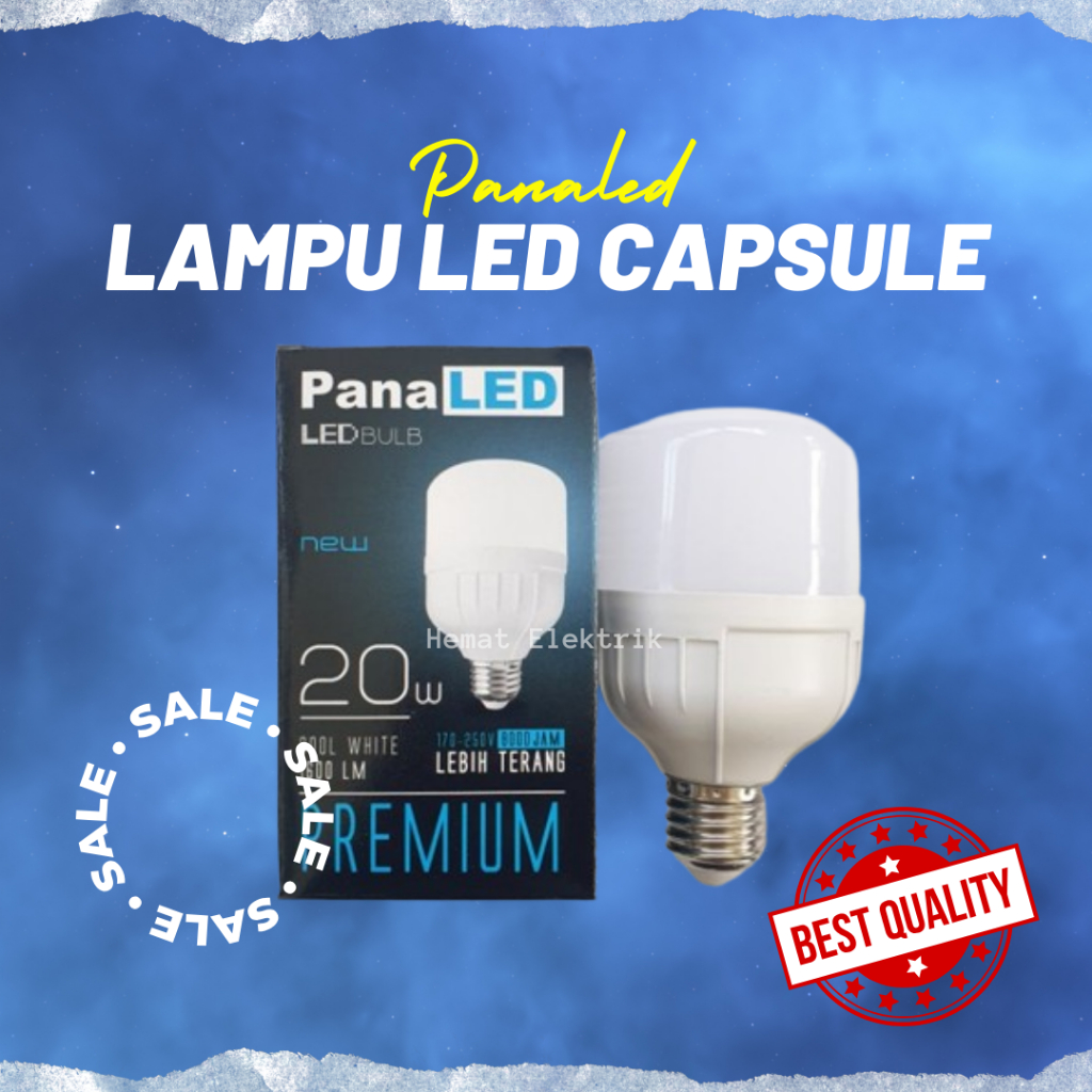 Jual Lampu LED Putih 20 Watt Panaled Premium 20W Terang Murah Ekonomis SNI | Shopee Indonesia