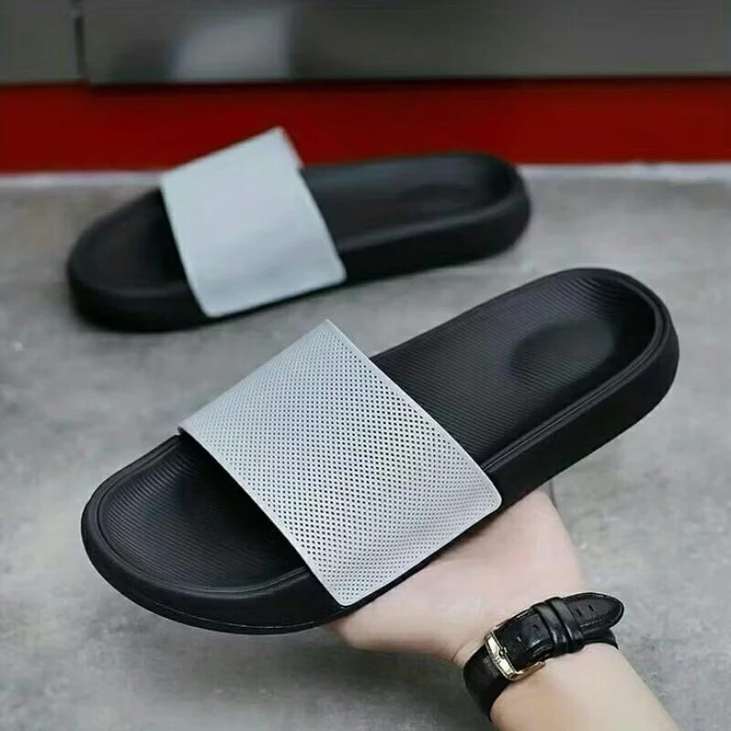 Jual SANLIE SANDAL SLOP POLOS / SANDAL SLIDE SLOP / SANDAL SLIP ON ...