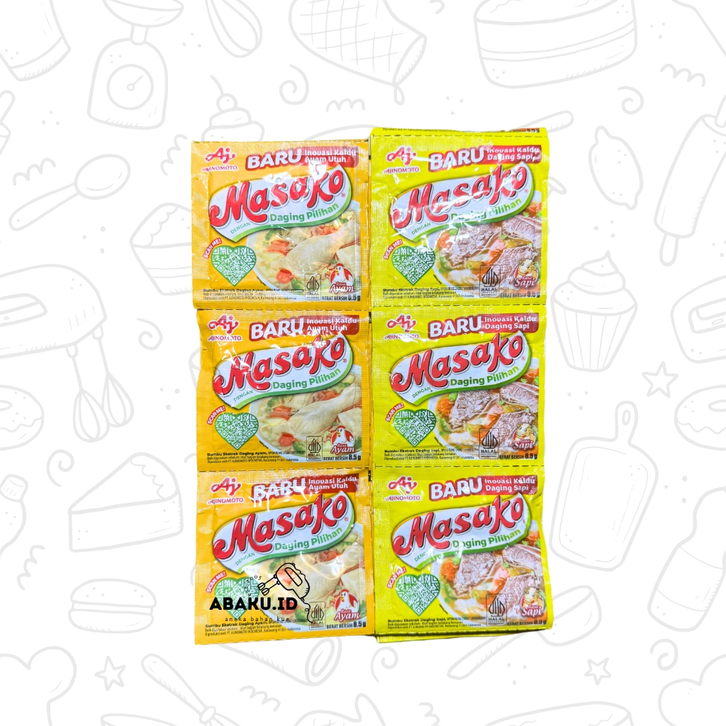 Jual MASAKO SAPI/AYAM 1 RENTENG 12 SACHET | Shopee Indonesia