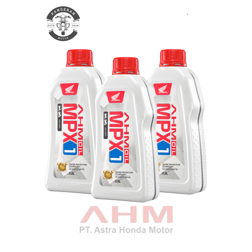 Jual 3 BOTOL Oli MPX1 800ml AHM Oil MPX 1 0.8L | Shopee Indonesia
