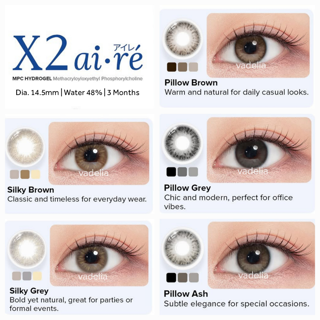 Jual SOFTLENS X2 AIRE Dia. 14.5 mm NORMAL & MINUS ( -0.50 s/d -10.0 ...