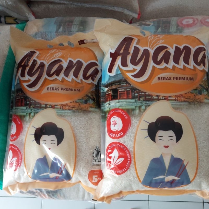Jual Beras Premium Ayana 5kg Gold Pulen Enak | Shopee Indonesia