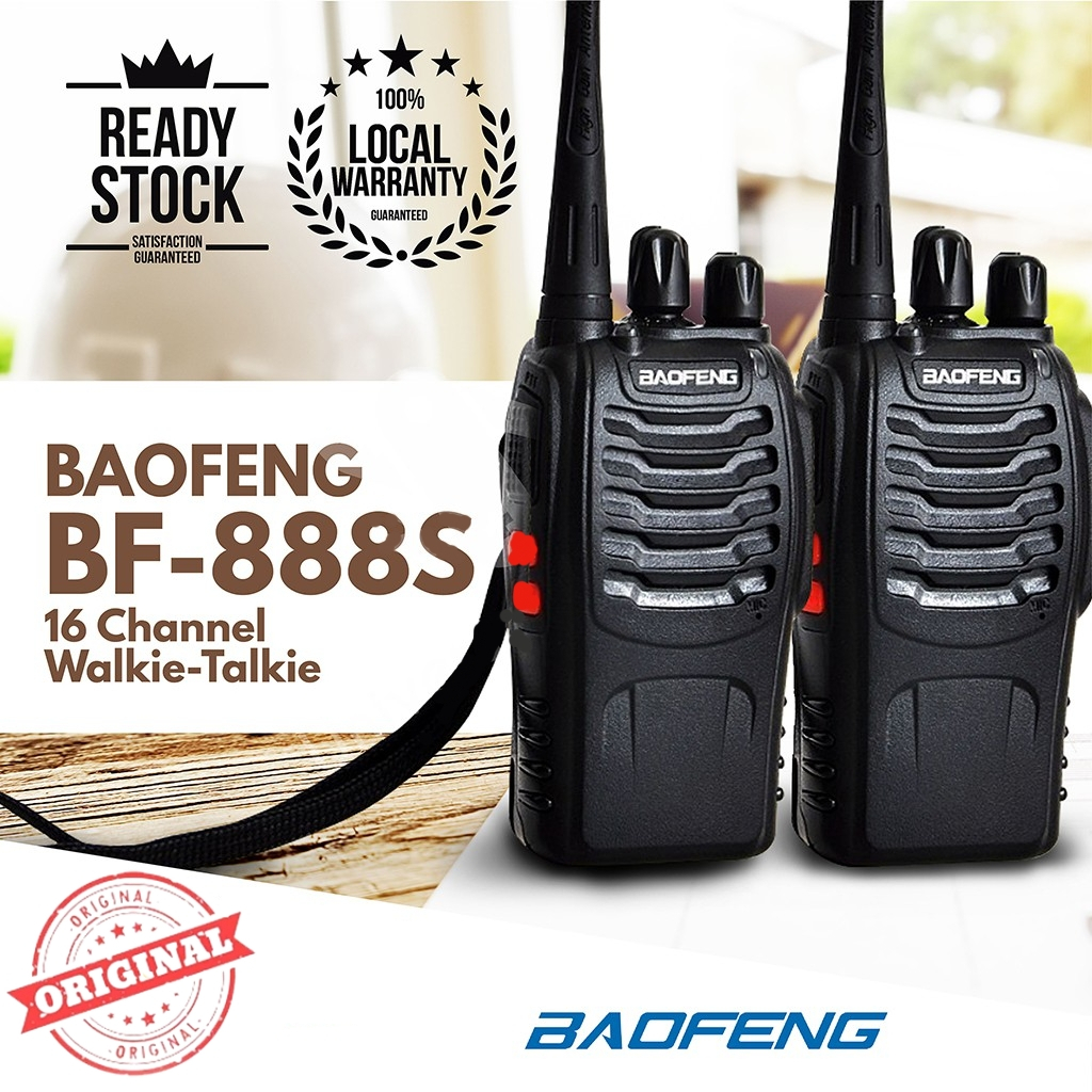 Jual HT BF 888S/ Baofeng 888s Handy Talky RadioHT/ Antena Radio HT ...
