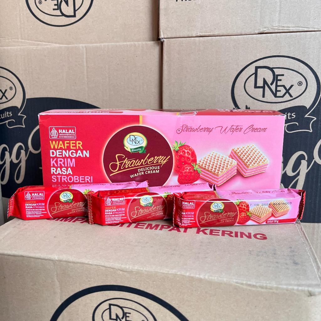 Jual Denex wafer cream 19 gram 1 dus isi 6 box 1 box isi 24 pcs ...