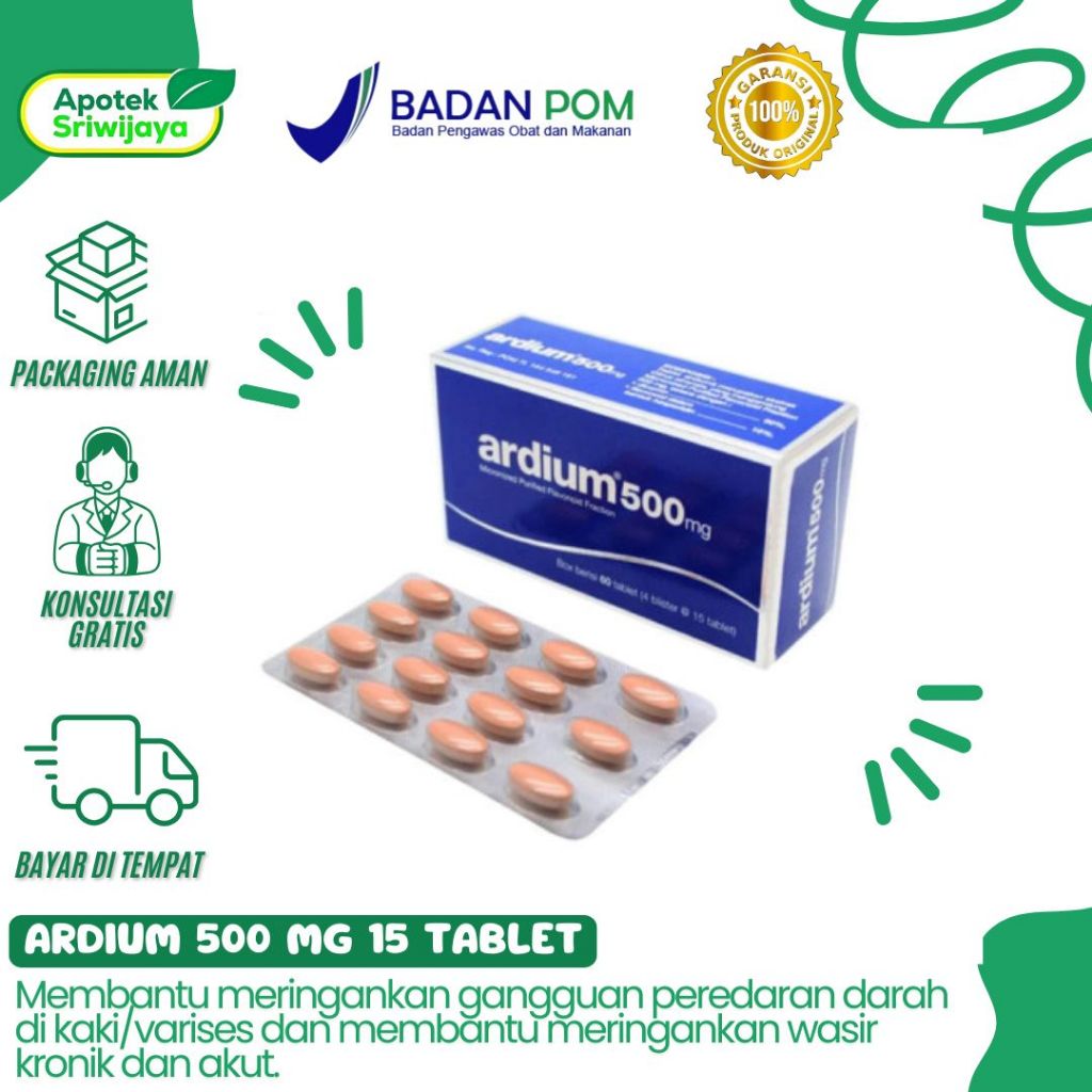 Jual ARDIUM 500 MG 15 TABLET | Shopee Indonesia