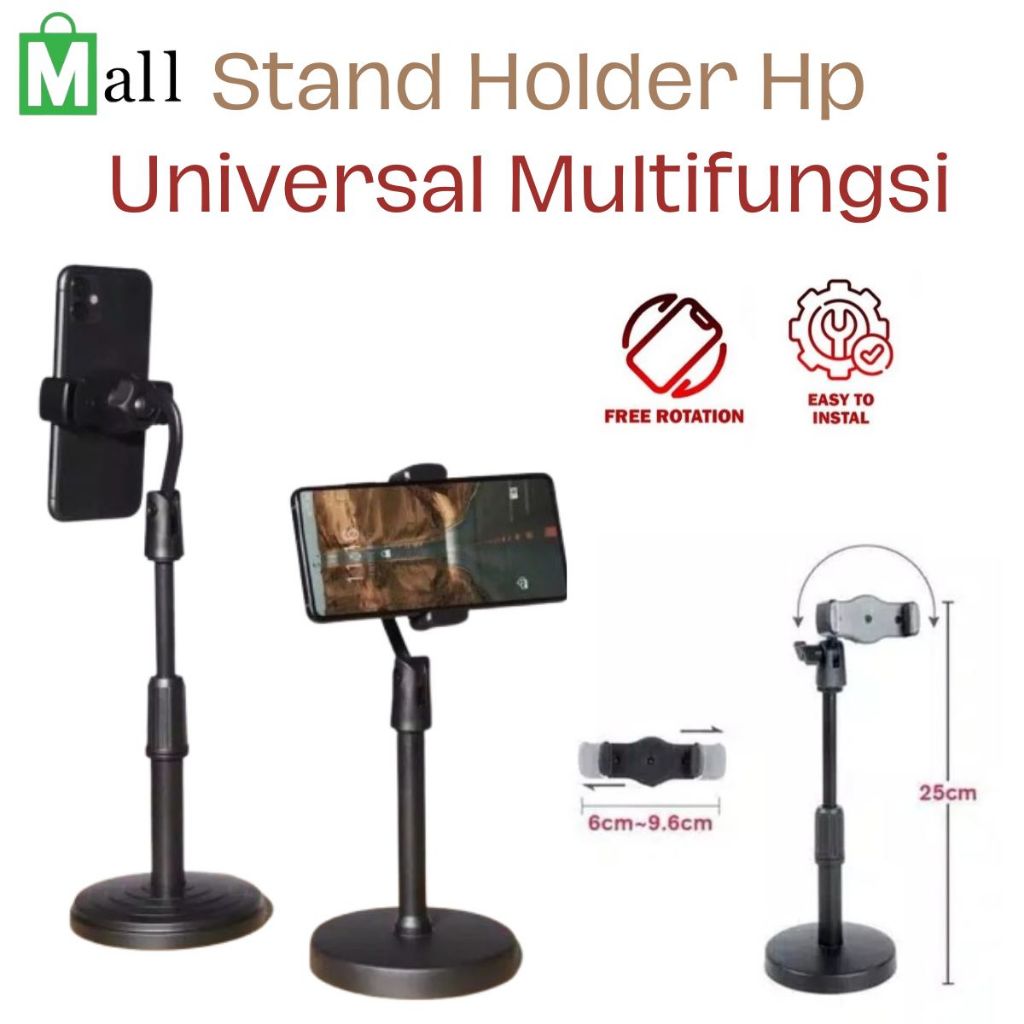 Jual HD25 - Stand Hp Meja - Stand Holder Hp Universal Multifungsi ...