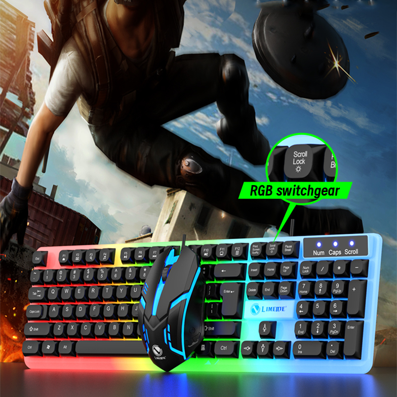 Jual MA Kombo Keyboard dan Mouse Gaming dengan Lampu RGB Cahaya ...