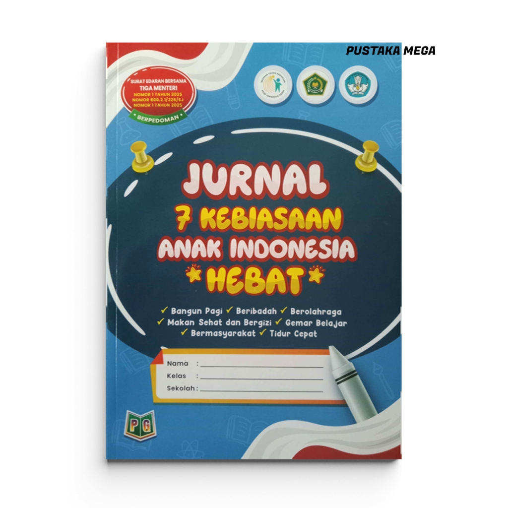 Jual Buku Jurnal 7 Kebiasaan Anak Indonesia Hebat | Shopee Indonesia