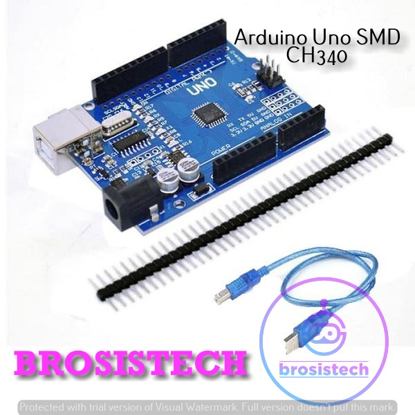 Jual ARDUINO UNO R3 ATMEGA328P SMD CH340 ATMEGA328P-PU + Kabel USB | Shopee Indonesia