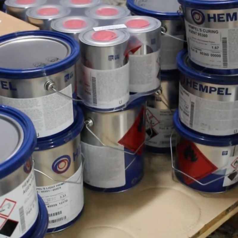 Jual cat anti karat dan korosi hempel hempalin primer 12050 - brown / coklat ( 50410 ) 1kg ...